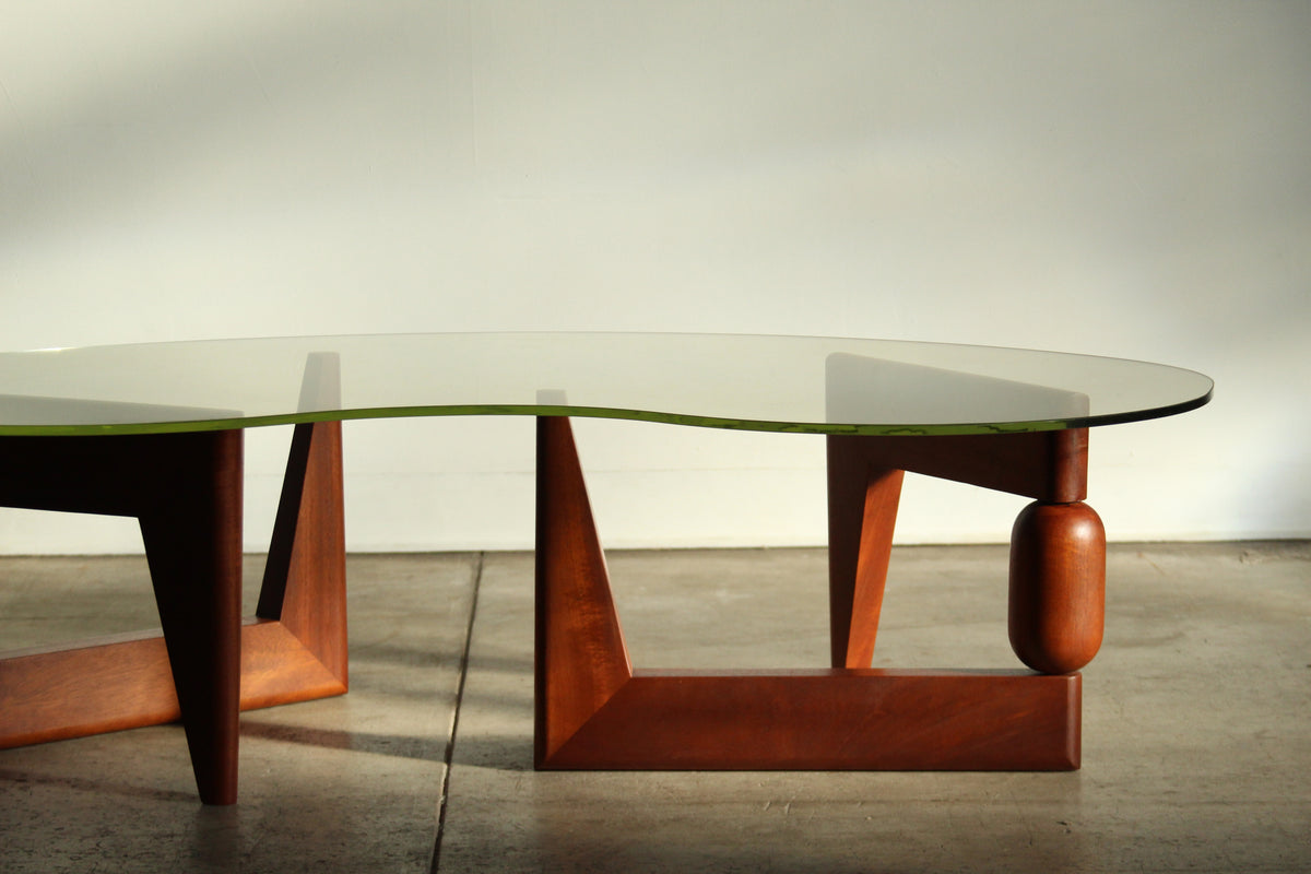 Sculptural Freeform Coffee Table in the Manner of Isamu Noguchi, 1970s ...